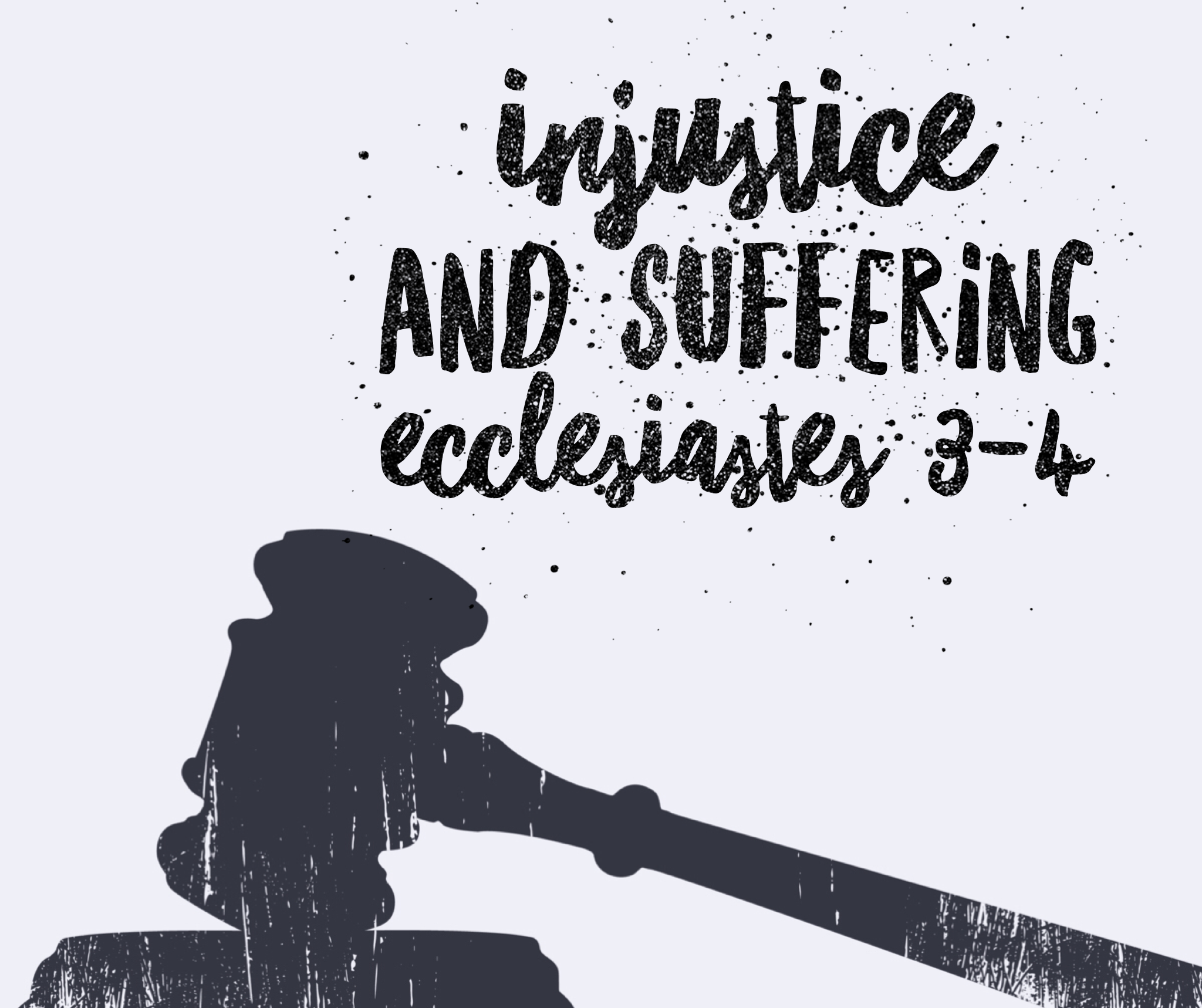 Injustice and Suffering – Drive By Theology